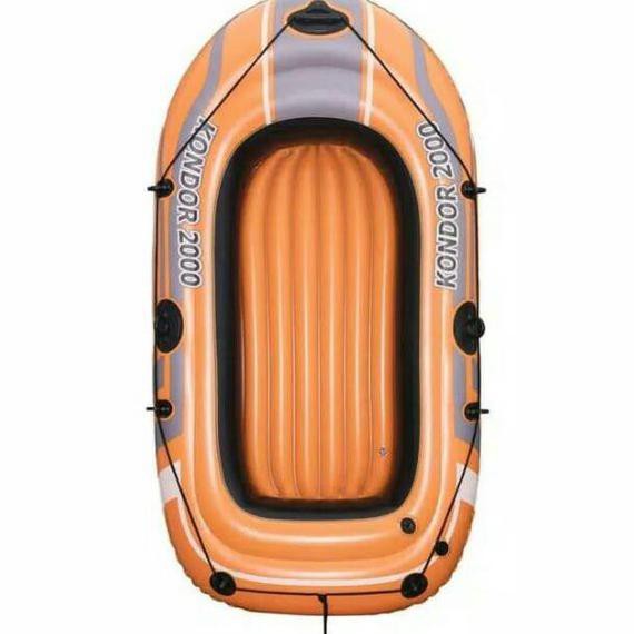 Jual Perahu Karet Muat 2 Orang sama Dayung 2 batang | Shopee Indonesia