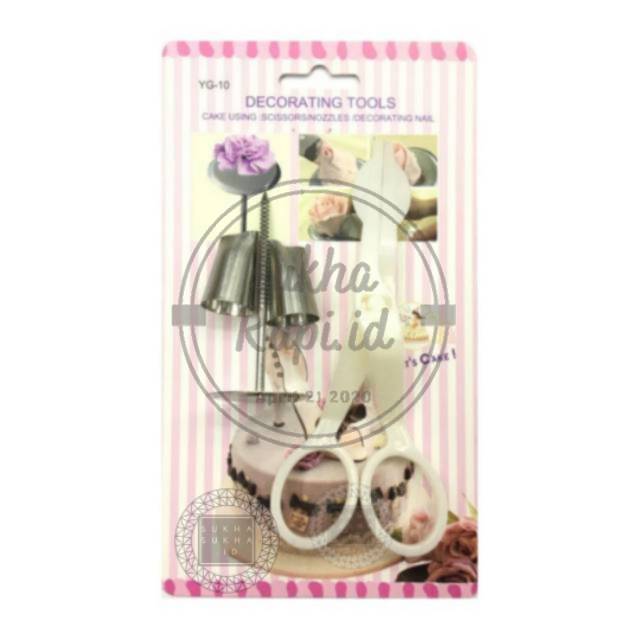 Jual (SKR) Paku Mawar dan Gunting Mawar - Alat Dekorasi Butter Cream ...