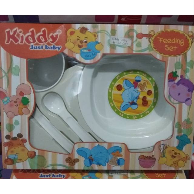 Jual Kiddy set makan baby / tempat makan bayi | Shopee Indonesia