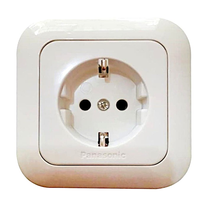 Jual PANASONIC Stop Kontak Arde Non CP / Single Wall Plug / Stopkontak ...