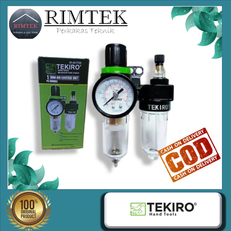Jual Tekiro Mini Air Control Double Unit / Filter Angin Compressor Mini ...