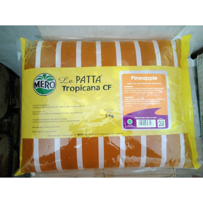 Jual Lepata Selai Jelly Nanas Le Patta Tropicana CF 5 kg Lepatta ...