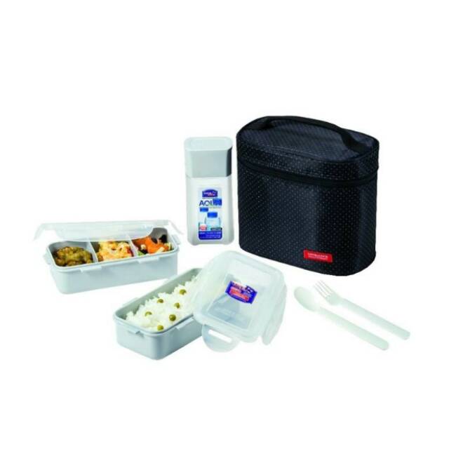 Jual Lock&Lock Basic Lunch Box 3 Set HPL758 / Lock n Lock lunch box 3p ...
