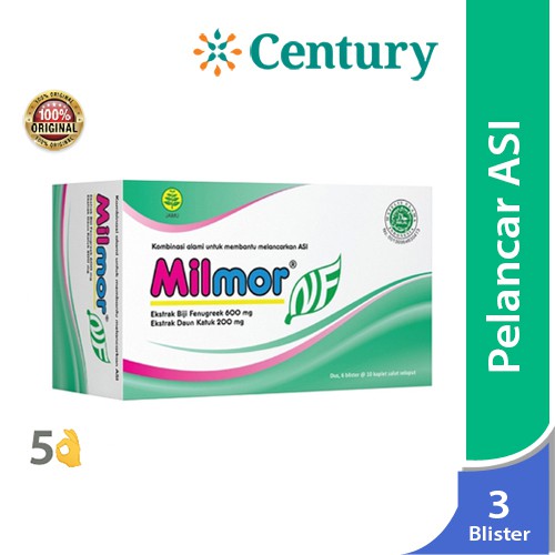 Jual ( Isi 3 Blister ) Milmor NF 600/200mg EXP DATE NOV 2024/ Suplemen ...