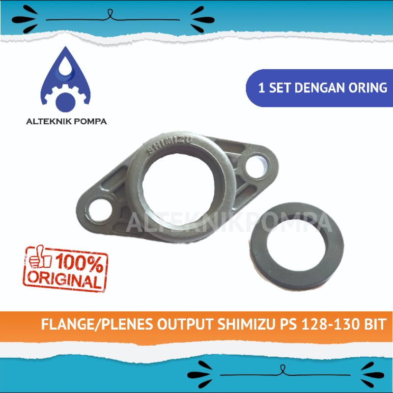 Jual FLANGE ATAU PLENES OUTPUT ORIGINAL POMPA SHIMIZU PS 128-130 BIT ...
