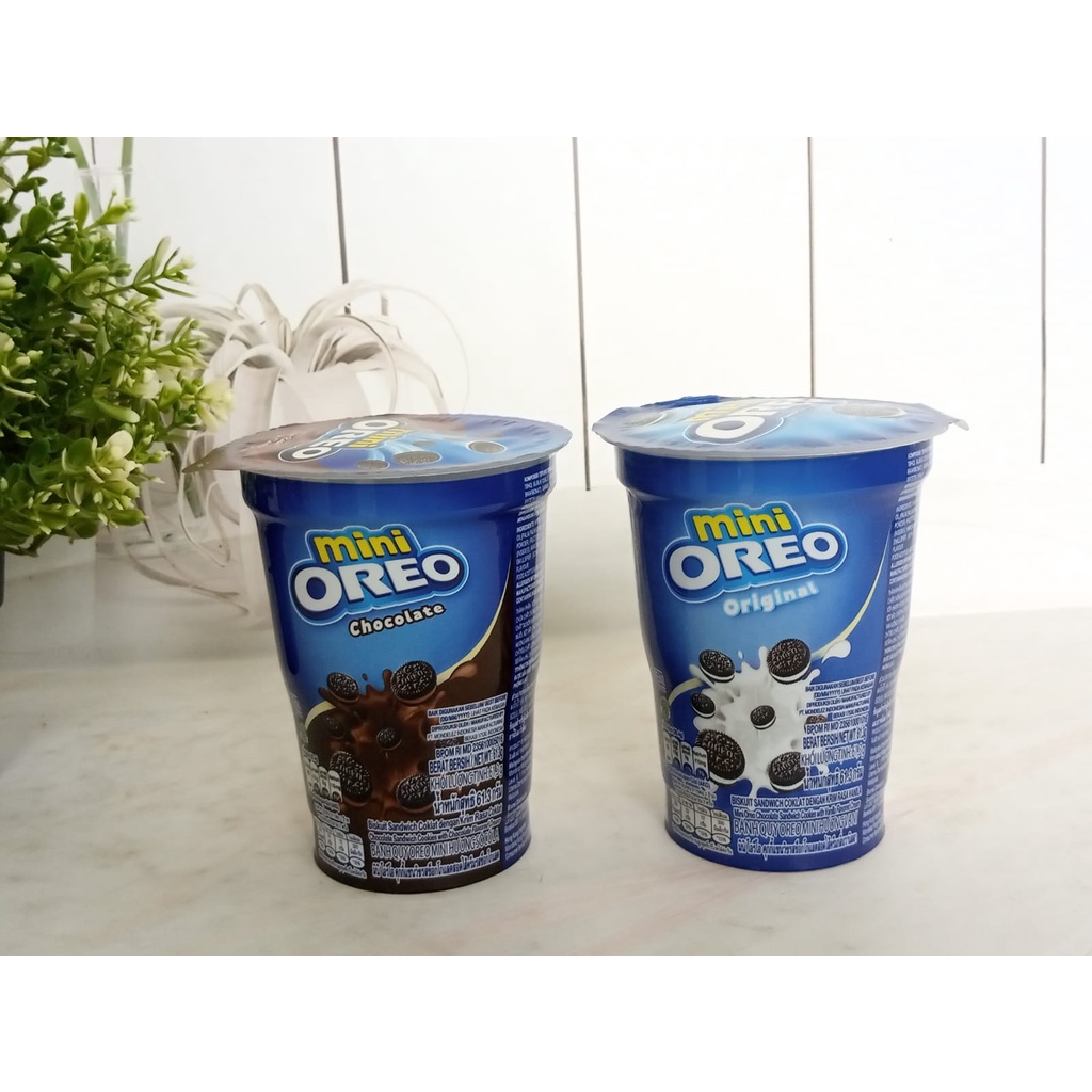 Jual Mini Oreo Original&Coklat Cup 61.3g | Shopee Indonesia