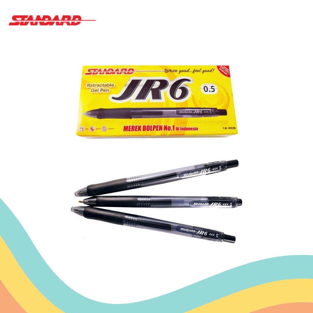 Jual BALLPOINT STANDARD JR6 (12 PCS) | Shopee Indonesia