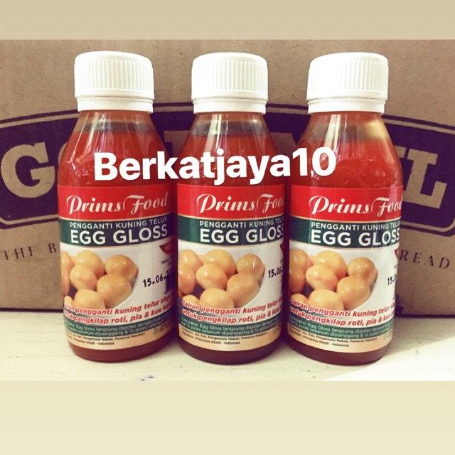 Jual EGG GLOSS Prims Food pengganti kuning telur siap poles pengkilap ...
