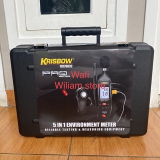 Jual Krisbow ENVIRONMENT METER 5 IN 1 PRO Digital Sound Level Meter ...
