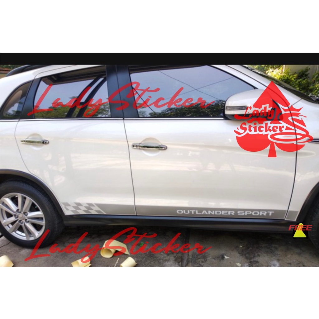 Jual STRIPING STICKER STIKER MITSUBISHI OUTLANDER SPORT STICKER STIKER ...