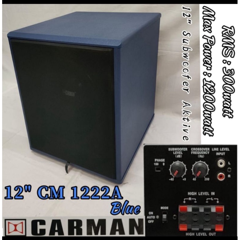 Jual Subwoofer Aktif Carman 12 inch Subwoofer Carman CM-1222A | Shopee Indonesia