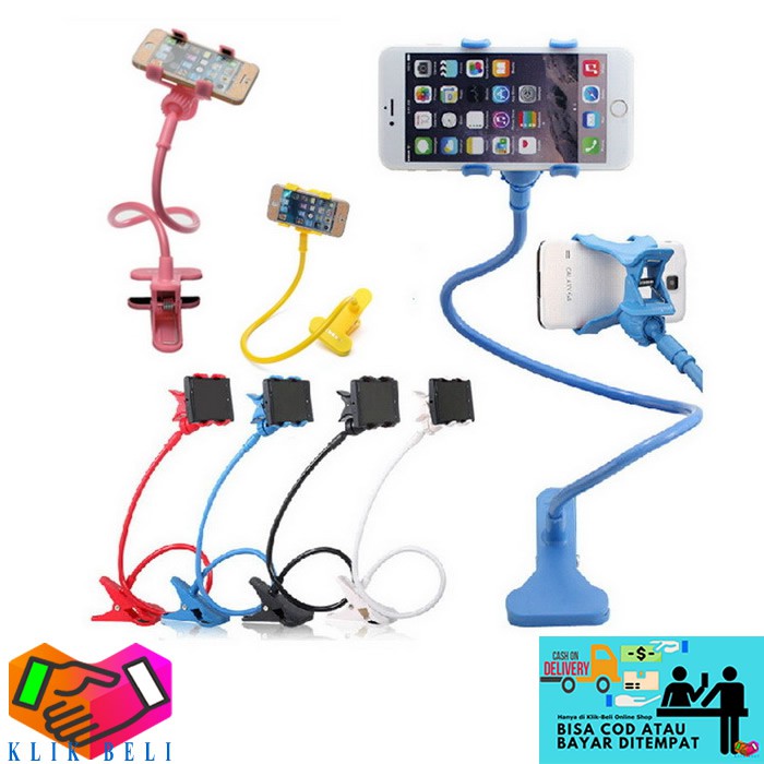 Jual Lazypod Universal Lazy Pod Smartphone Monopod Dudukan HP Jepitan ...