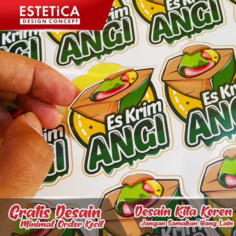 Jual Sticker Label makanan, Sticker Minuman, Cetak Sticker, Sticker ...