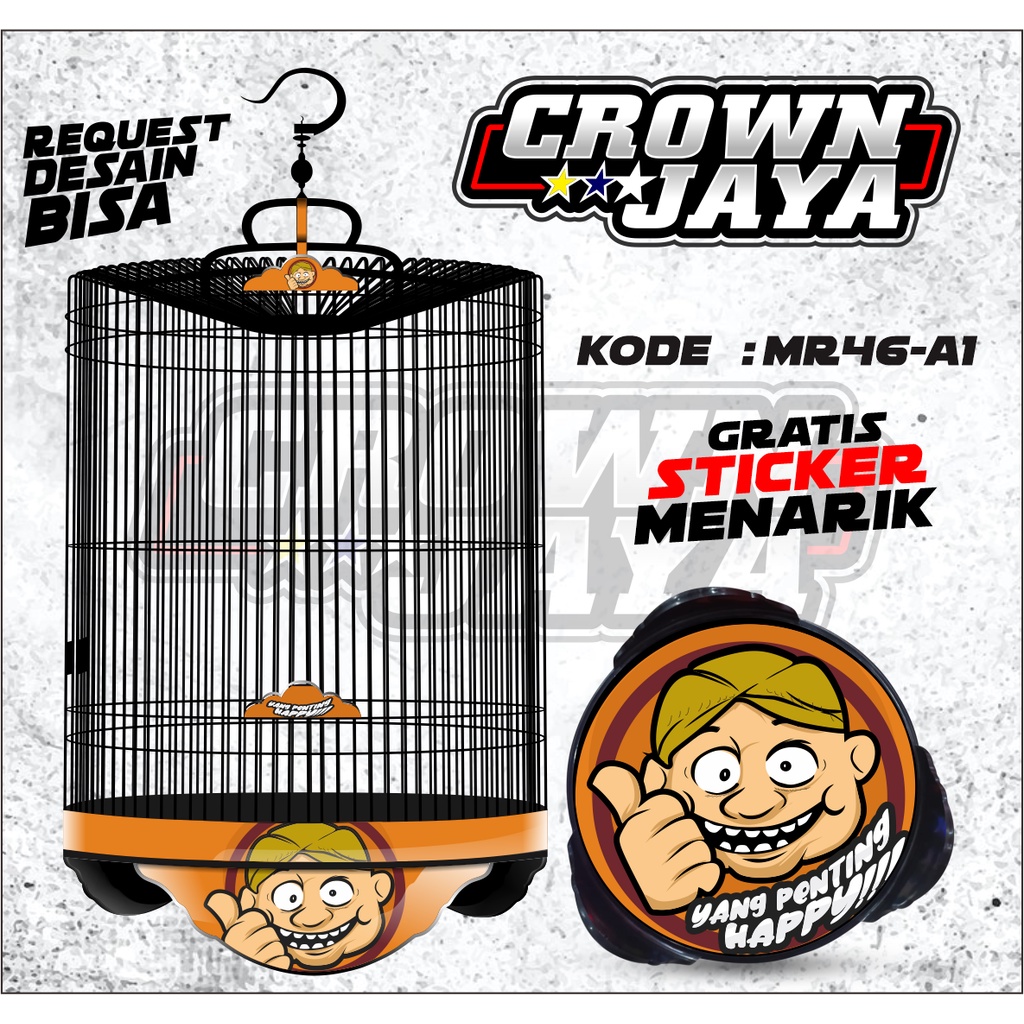 Jual Stiker Sangkar Murai - SANGKAR RAJA EBOD JAYA ORIQ JAYA Sticker ...