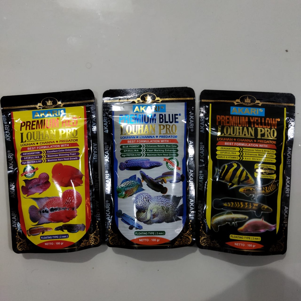 Jual Akari Premium REPACK 10 25 50 gram CHANNA PREDATOR Louhan PRO ...