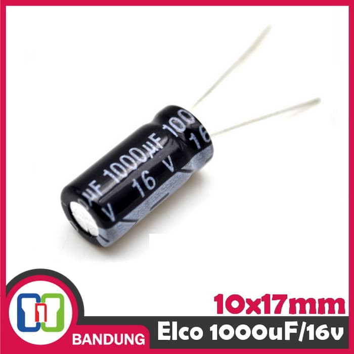 Jual CAPACITOR ELECTROLYTIC ELCO KAPASITOR ELEKTROLIT ELKO 1000UF 16V ...