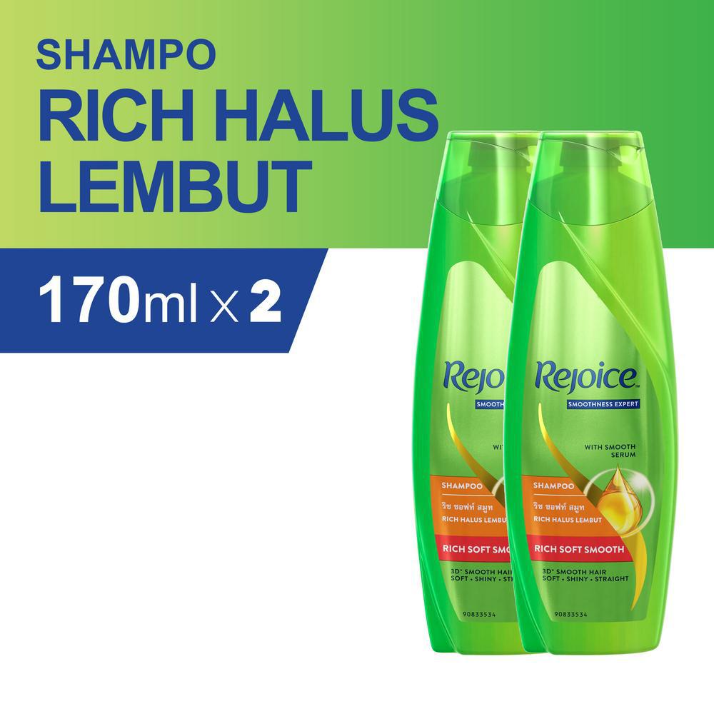 Jual Rejoice Shampoo Rich Soft Smooth 2 x 170 mL | Shopee Indonesia