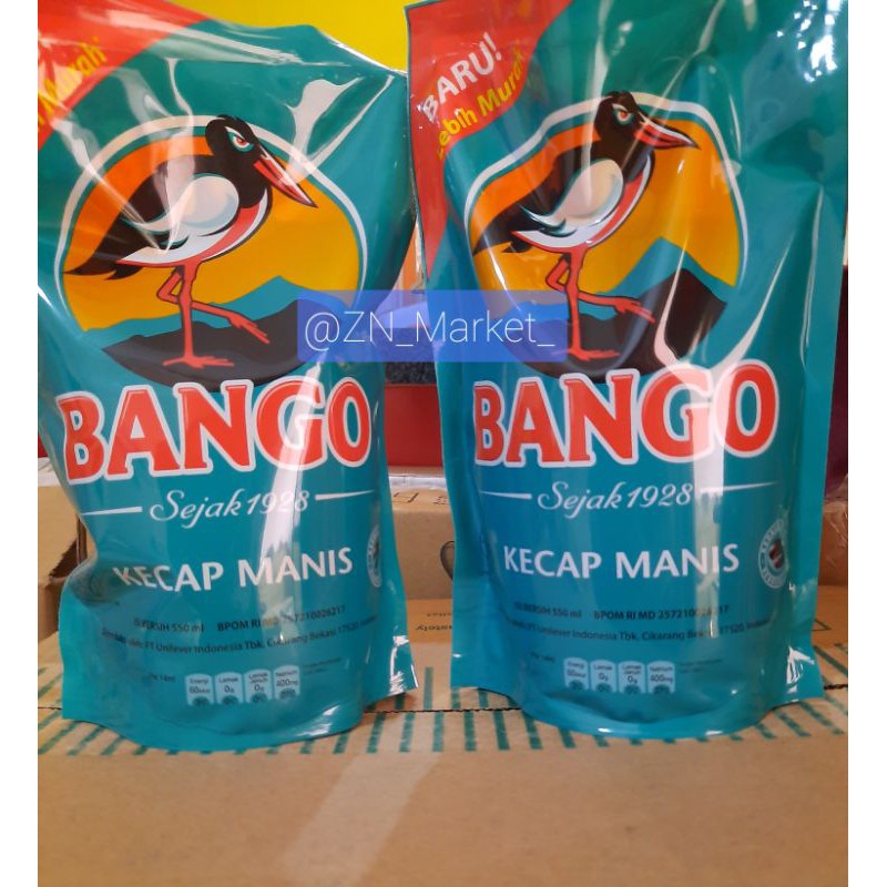 Jual KECAP MANIS Merk BANGO REFILL 520ml | Shopee Indonesia