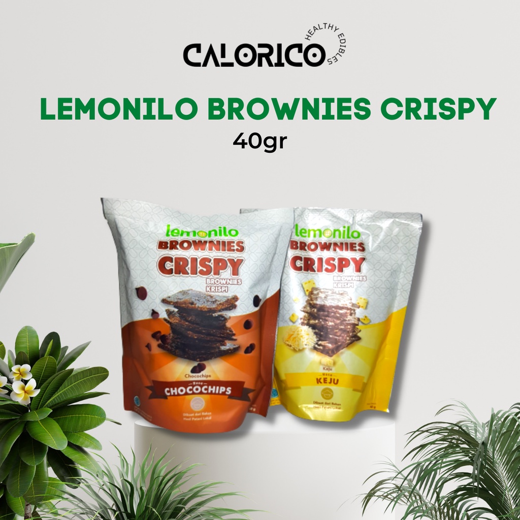 Jual Lemonilo Cookies Brownie Crispy 40 gr - Cemilan Cokelat Rendah ...