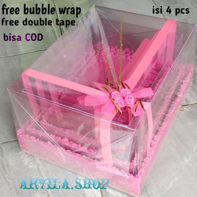 Jual KOTAK HANTARAN KOTAK SESERAHAN BOX HANTARAN BOX SESERAHAN ISI 4 ...