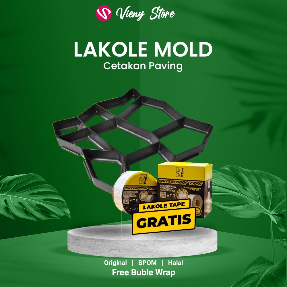 Jual LAKOLE ALAT PENCETAK PAVING (Gratis Lakole Tape) | Shopee Indonesia