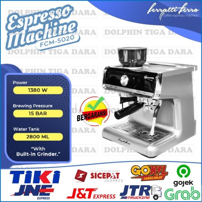 Jual Mesin Kopi Feratti Ferro Fcm5020 Fcm-5020 Yuanajejemarket | Shopee ...