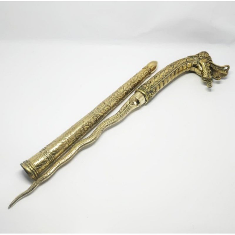 Jual Tongkat Komando Naga Raja Api Isi Keris Cacing Kanil Kuningan ...