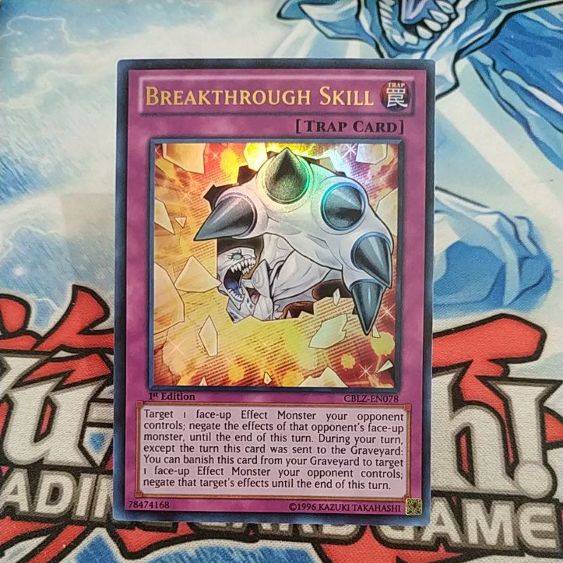 Jual yugioh breakthrough skill CBLZ 1ed original | Shopee Indonesia
