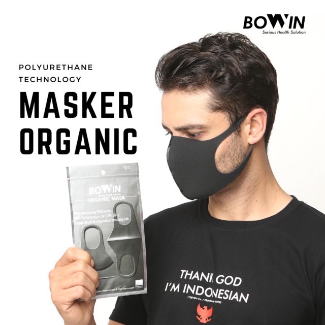 Jual Masker Organic BOWIN ORIGINAL READY STOCK non medis | Shopee Indonesia