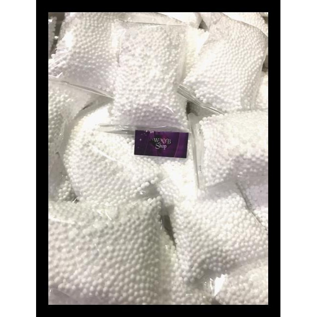 Jual Butiran Butir Stirofoam Styrofoam Gabus Foam Crispy Slime Best ...