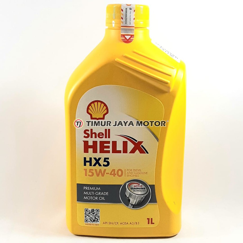 Jual OLI SHELL HELIX HX5 KUNING 1L LABEL 15W-40 Kode 793330 | Shopee ...