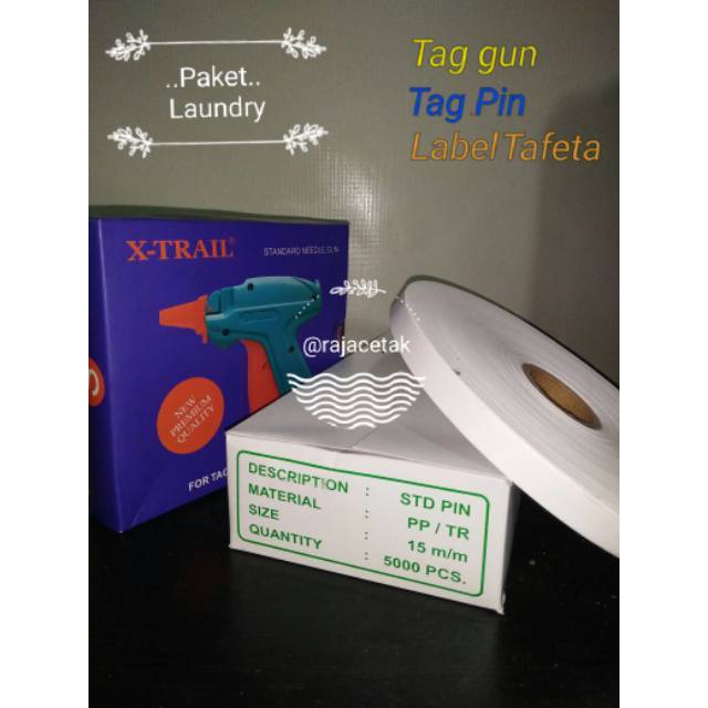 Jual Paket Peralatan Laundry (Penanda Laundry + Tag Gun + Tag Pin ...