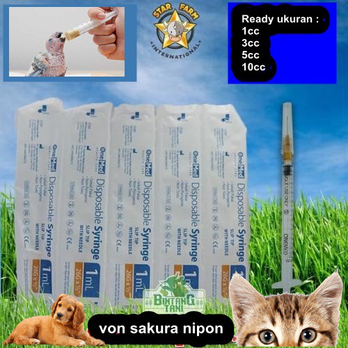 Jual SPUIT SPET SUNTIKAN SPETAN ANJING KUCING BURUNG 1 CC 3 CC 5 CC 10 ...