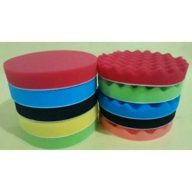 Jual Sponge Polishing /Busa Poles 7 inch (isi 5pcs) | Shopee Indonesia