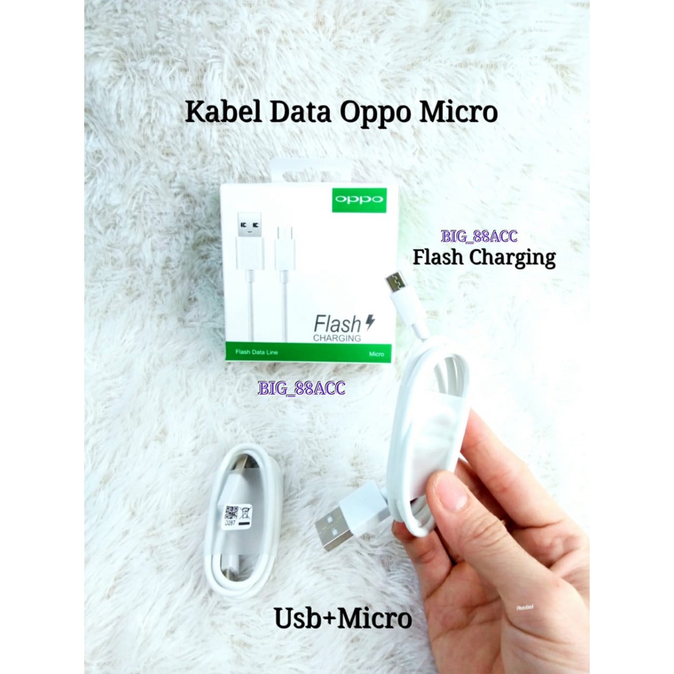 Jual Kabel Data Oppo 2A F1 F1s F3 Micro Usb Cable Charger | Shopee ...
