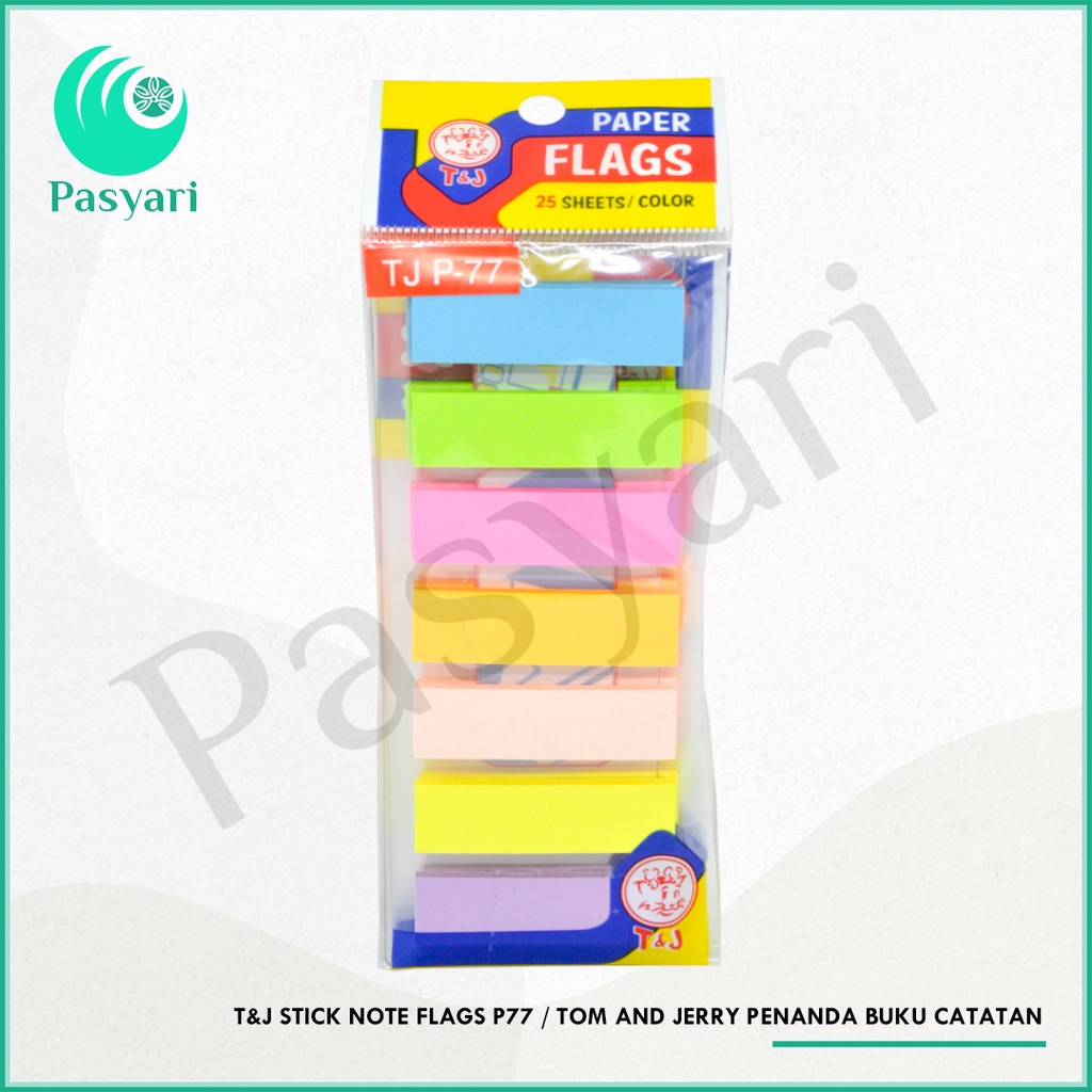 Jual T&J Stick Note Flags P77 / Tom And Jerry Penanda Buku Catatan ...