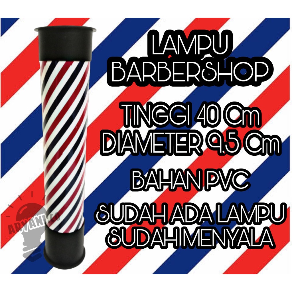 Jual lampu barbershop barber pole gantung murah custom | Shopee Indonesia
