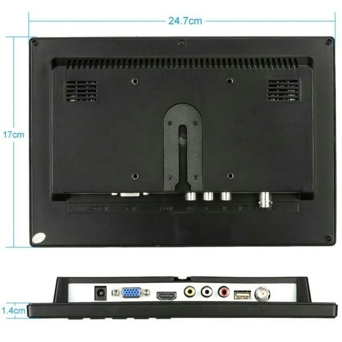 Jual Unik Mini LED Monitor 10 inch Input HDMI VGA BNC RCA Limited ...