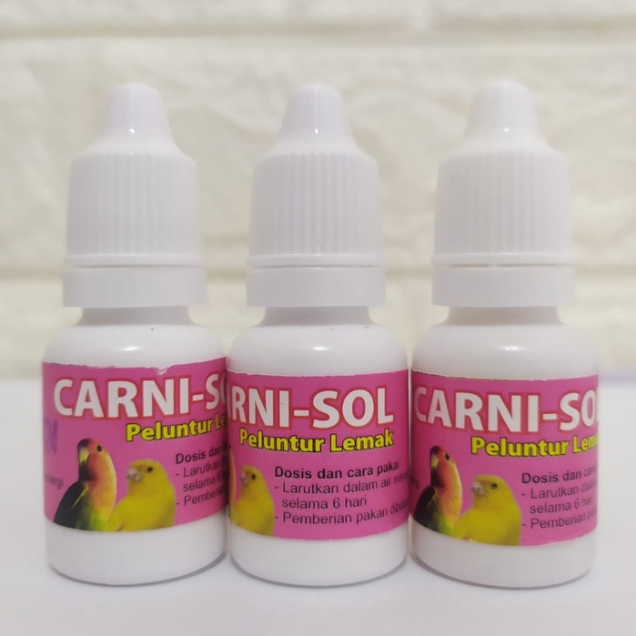 Jual Carni Sol Peluntur lemak obat burung berlemak / terlalu gemuk ...