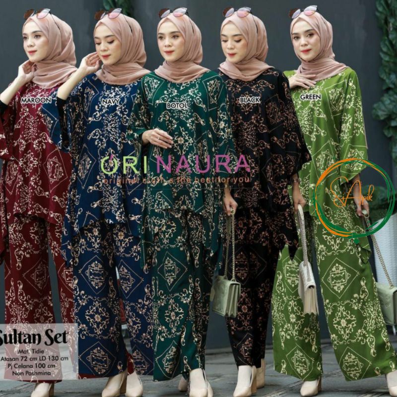 Jual Daster Setelan Jumbo | Setelan One Set Tie Dye Waka Motif Sultan ...
