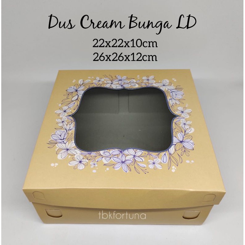 Jual Dus Cream Bunga Ld uk 22x22x10cm (1pcs) | Shopee Indonesia