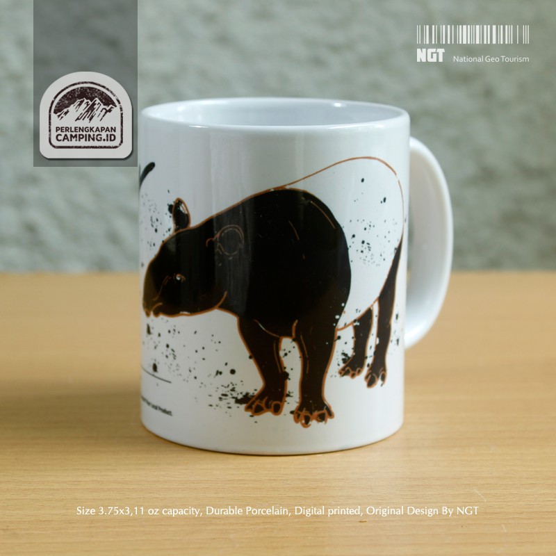 Jual Mug Porcelain - Tapir Cekungan Bandung | Shopee Indonesia