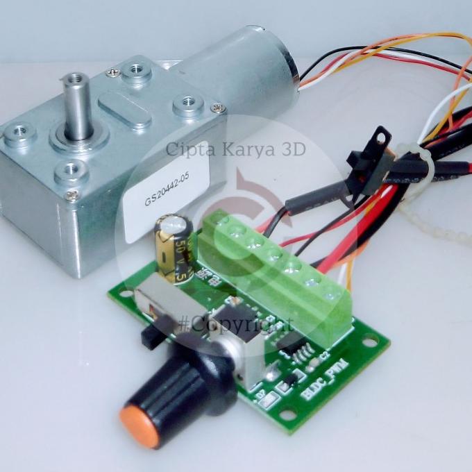 Jual ORIGINAL - Wirring Servo Motor Dc Gearbox With Inner Driver ...