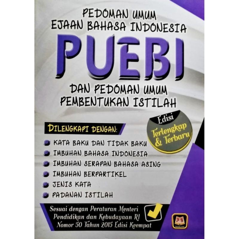 Jual Buku PUEBI Pedoman Umum Ejaan Bahasa Indonesia Edisi Terbaru Dan ...