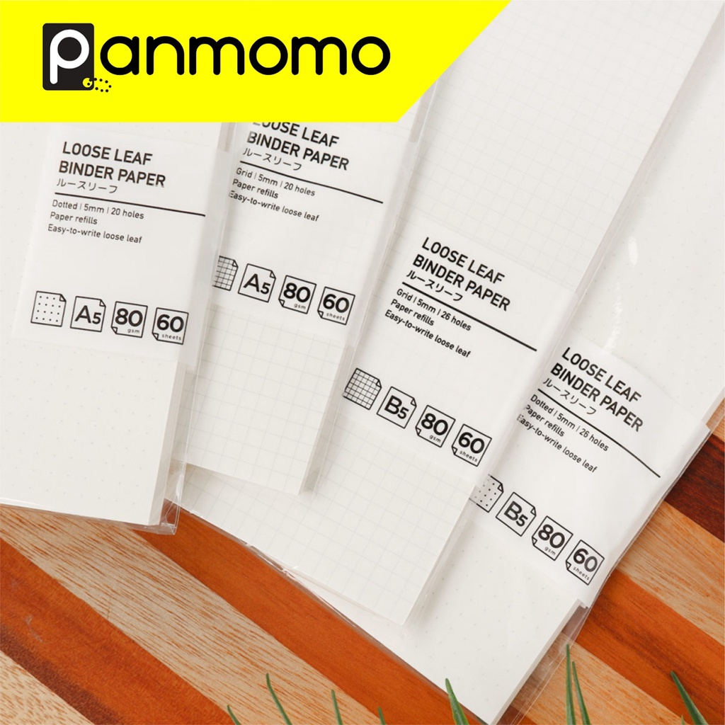 Jual Panmomo Loose Leaf A5 V60 Shopee Indonesia