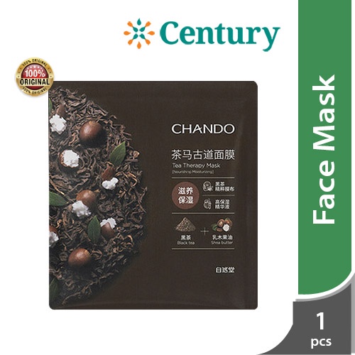 Jual Chando Tea Mask Nourishing Moisturizing 32ml / Masker Wajah ...