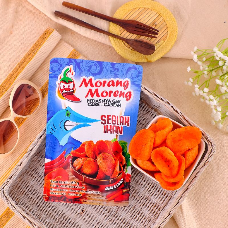 Jual krupuk seblak varian tidak pedas morang moreng | Shopee Indonesia