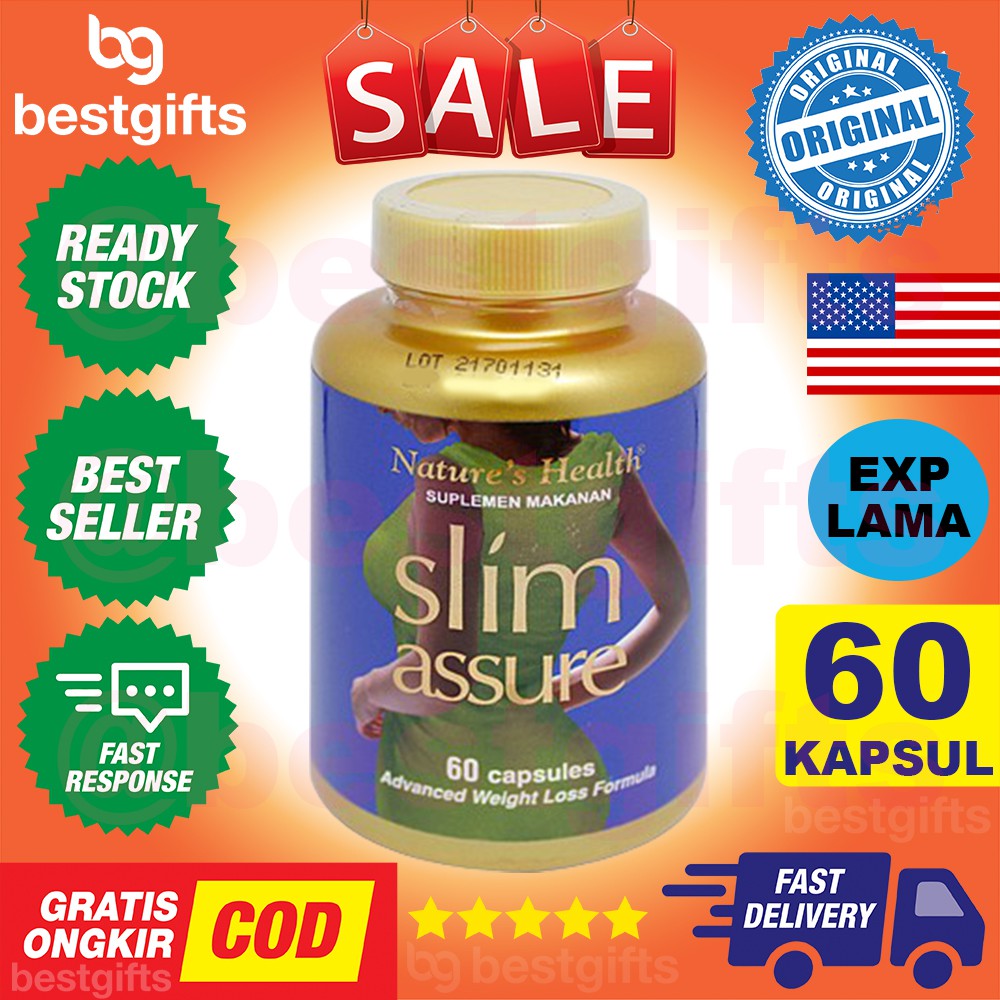 Jual NATURE'S NATURES NATURE HEALTH SLIM ASSURE PEMBAKARAN LEMAK TUBUH ...