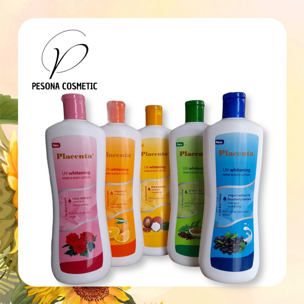 Jual HAND BODY PLACENTA 500 ML, PLACENTA UV WHITENING HAND AND BODY ...