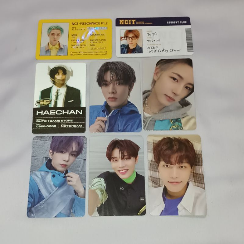 Jual photocard nct 127 dream haechan glitch mode kun id card renjun hot ...